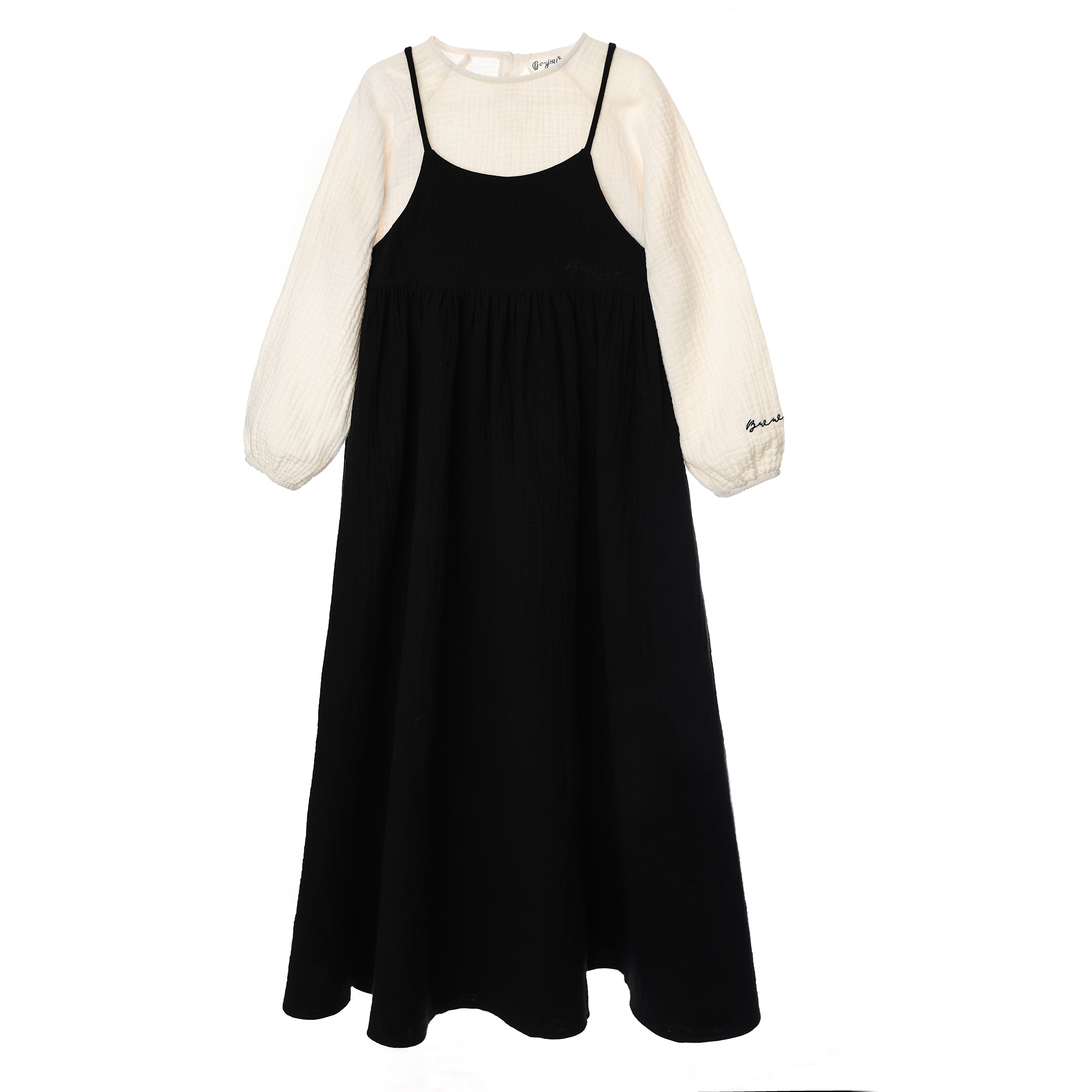 Gauzed High Waist Jumper & Shirt – Bonjour Weekend Wear